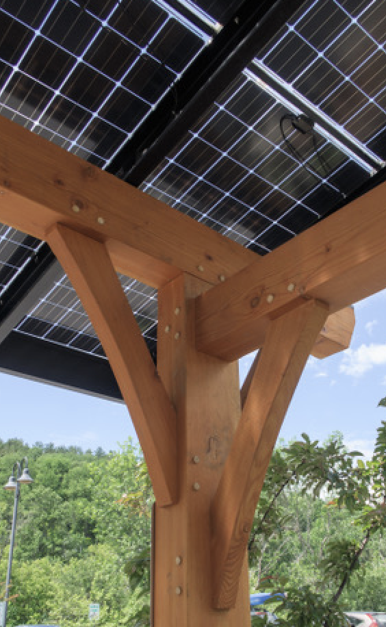 Solar Timber Shade Structures
