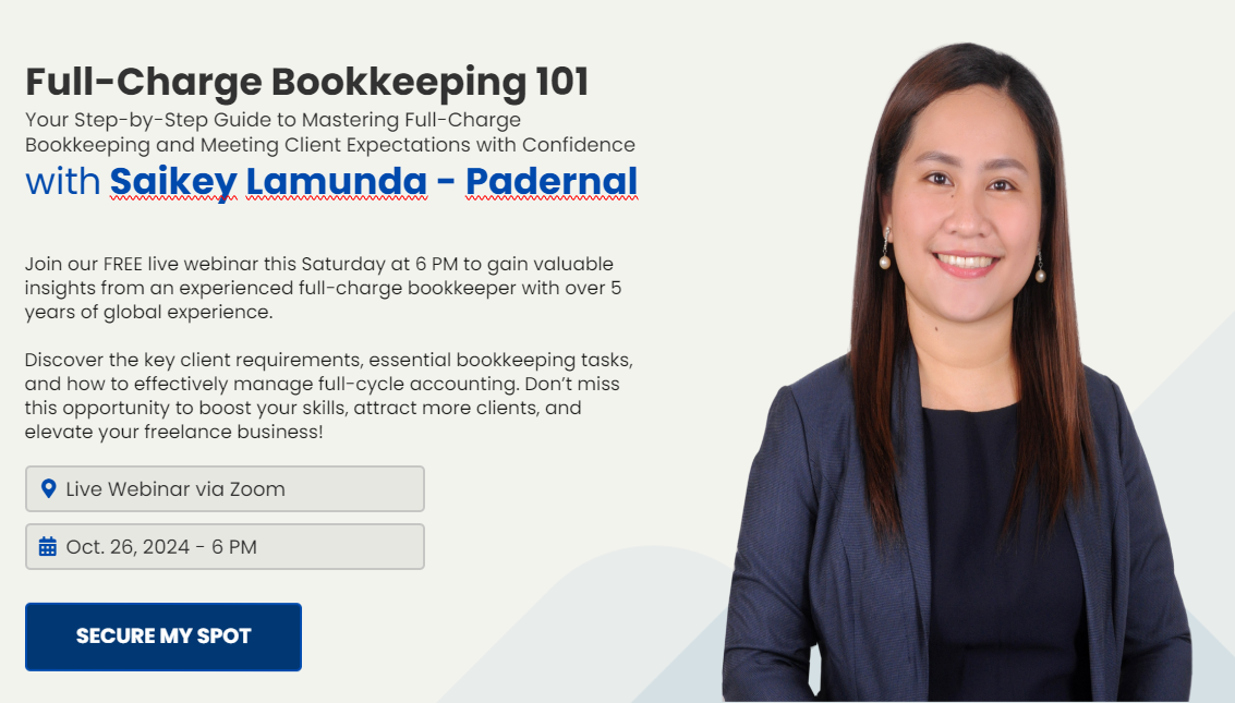 Full-Charge Bookkeeping 101 Webinar