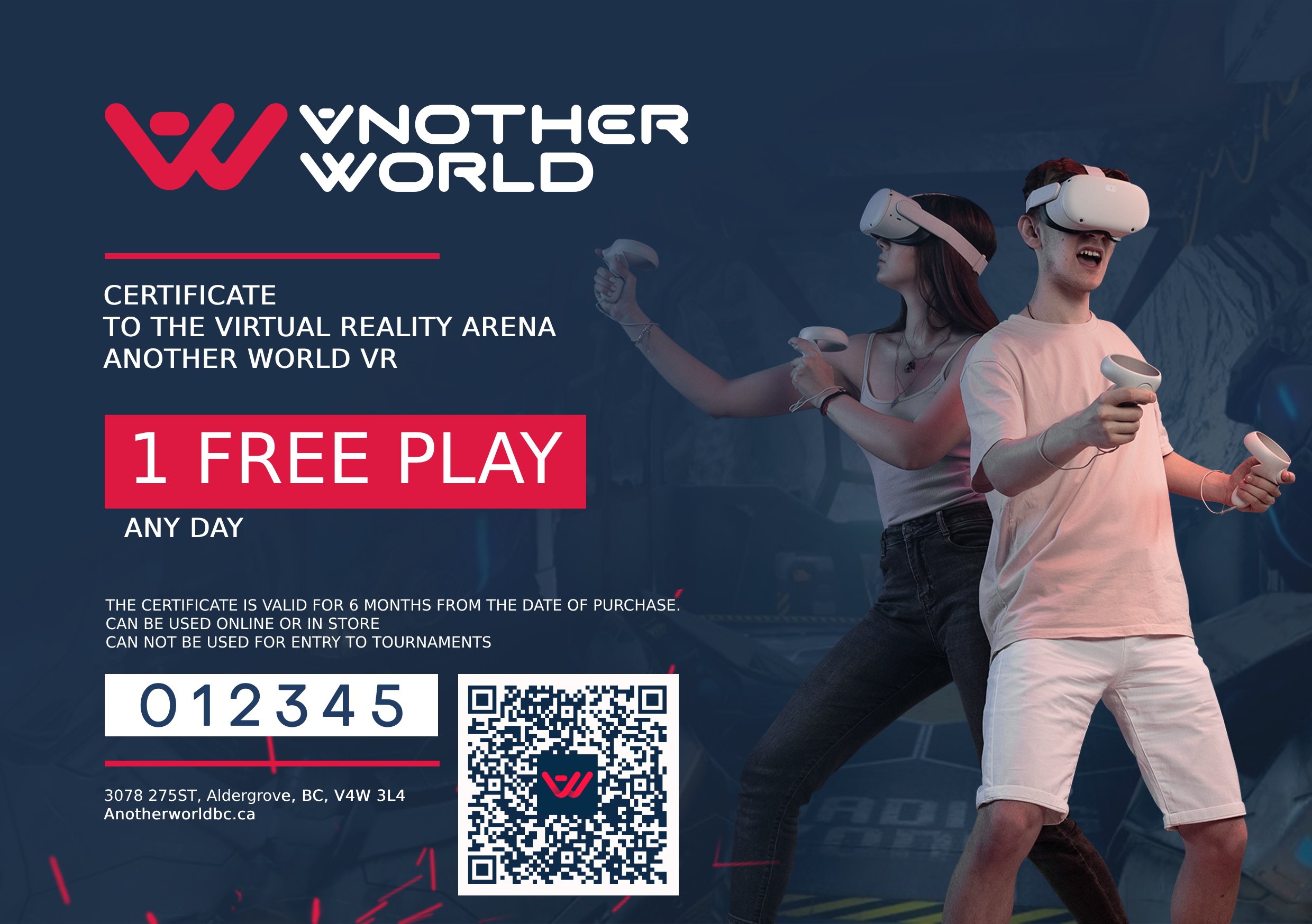 Another World VR | Gift the Ultimate VR Experience in Aldergrove