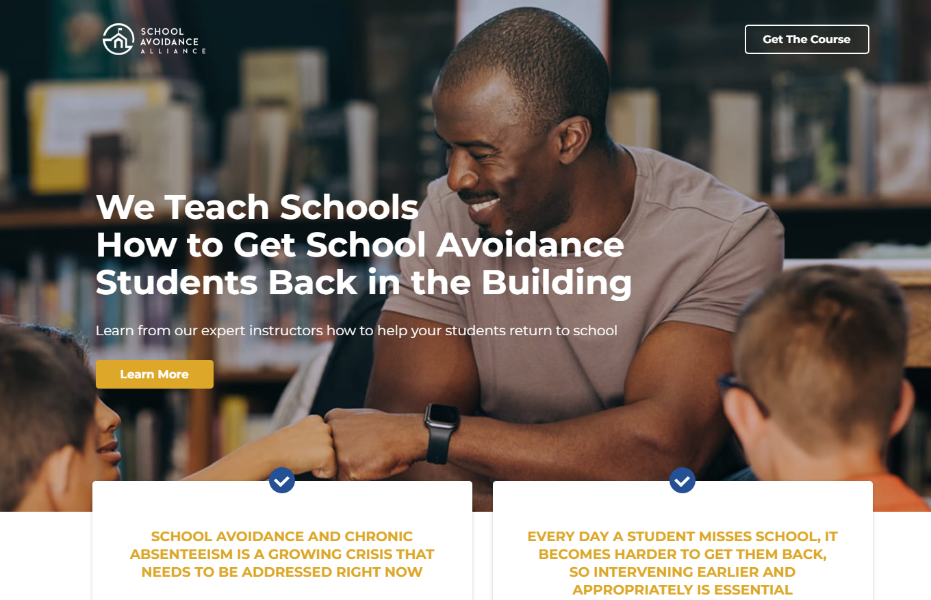 We Teach Schools How to Get School Avoidance Students Back in the ...
