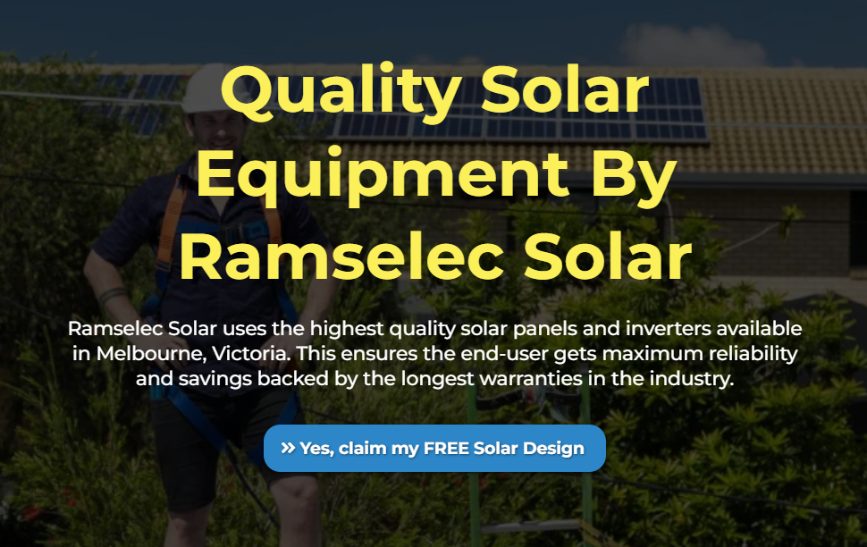Solar Equipment in Melbourne | Ramselec Solar
