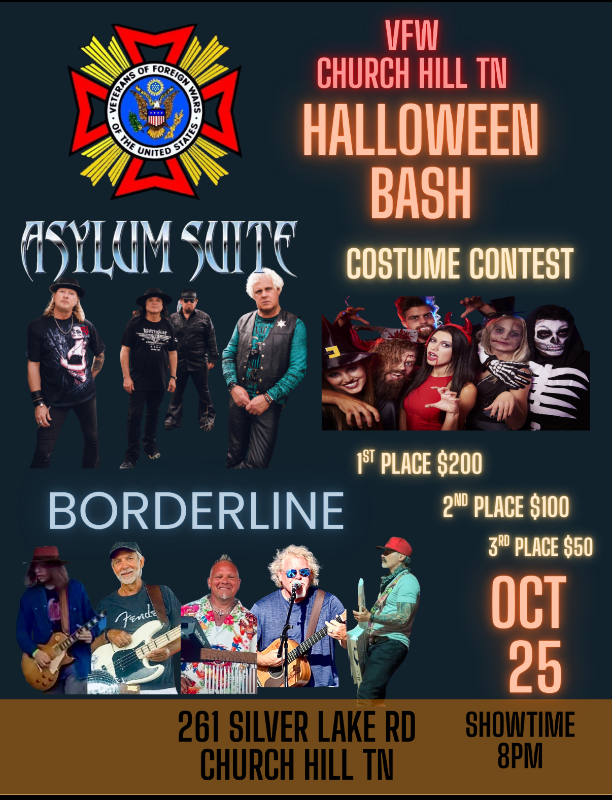 Halloween Bash | Borderline + Asylum Suite | October 25th