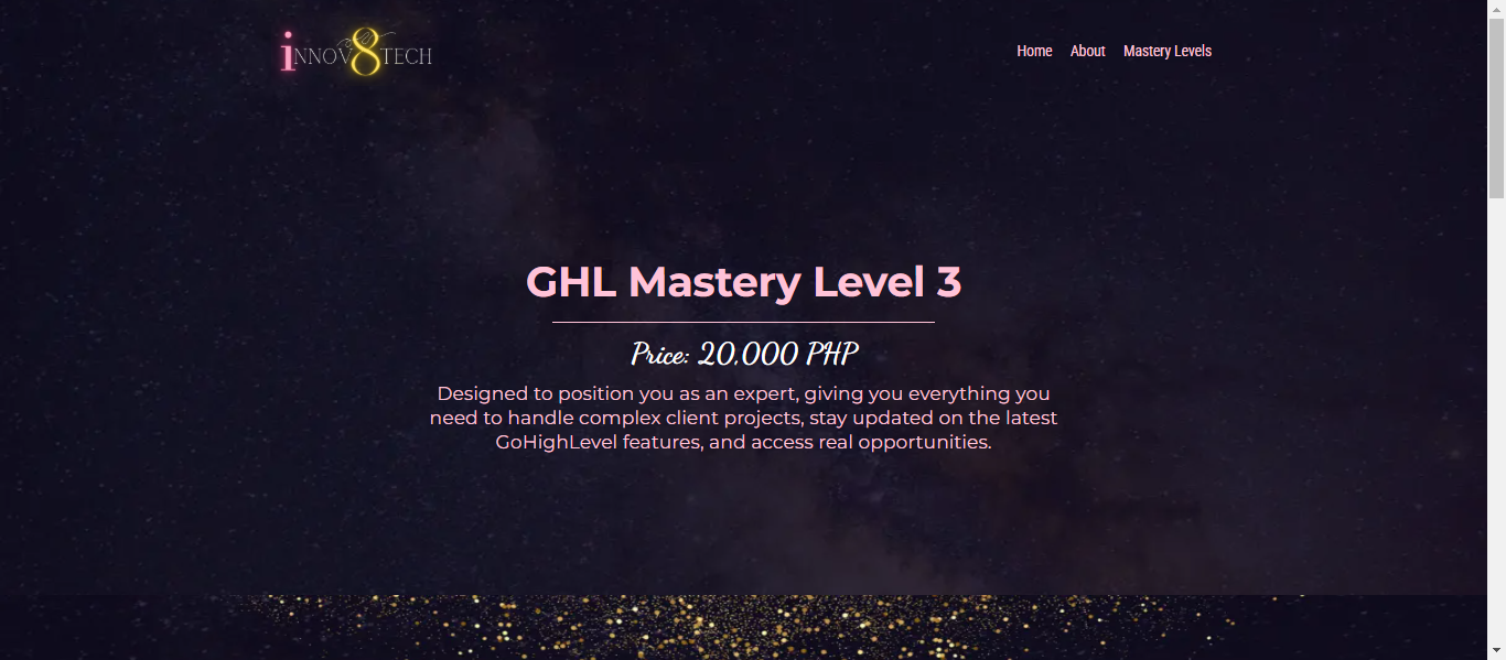 Level 3 | GHL Mastery