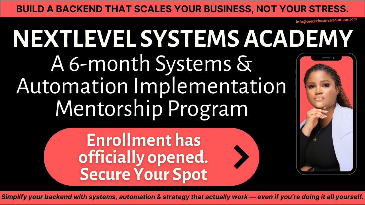 Start + Scale Your Business in 6 Months or Less - Systems Academy