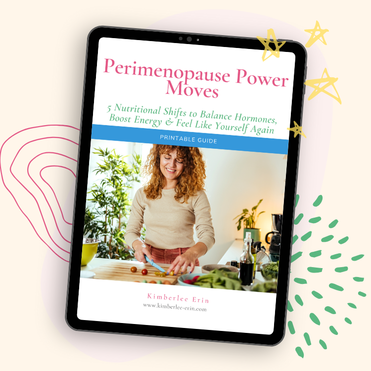 Perimenopause Power Moves: Free Nutrition Guide for Women Over 40