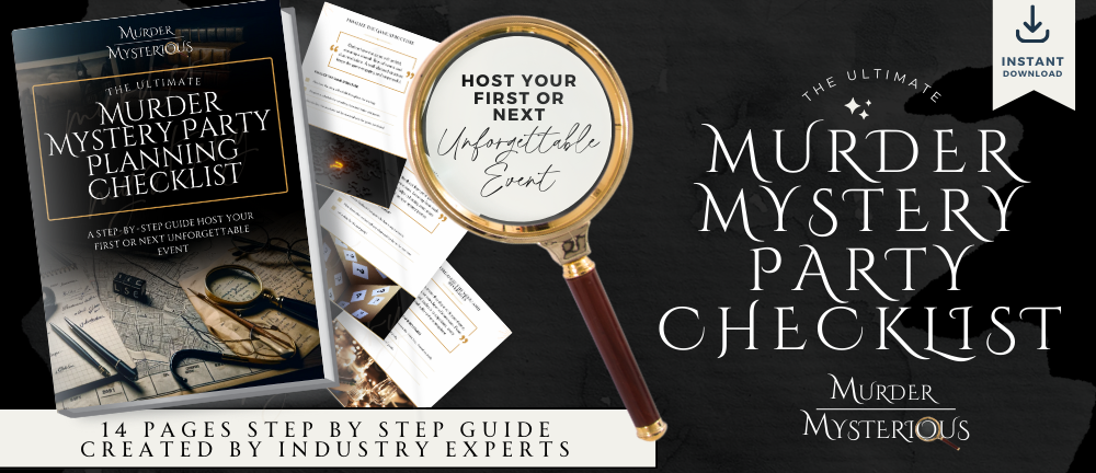 Free Murder Mystery Party Checklist - Murder Mysterious