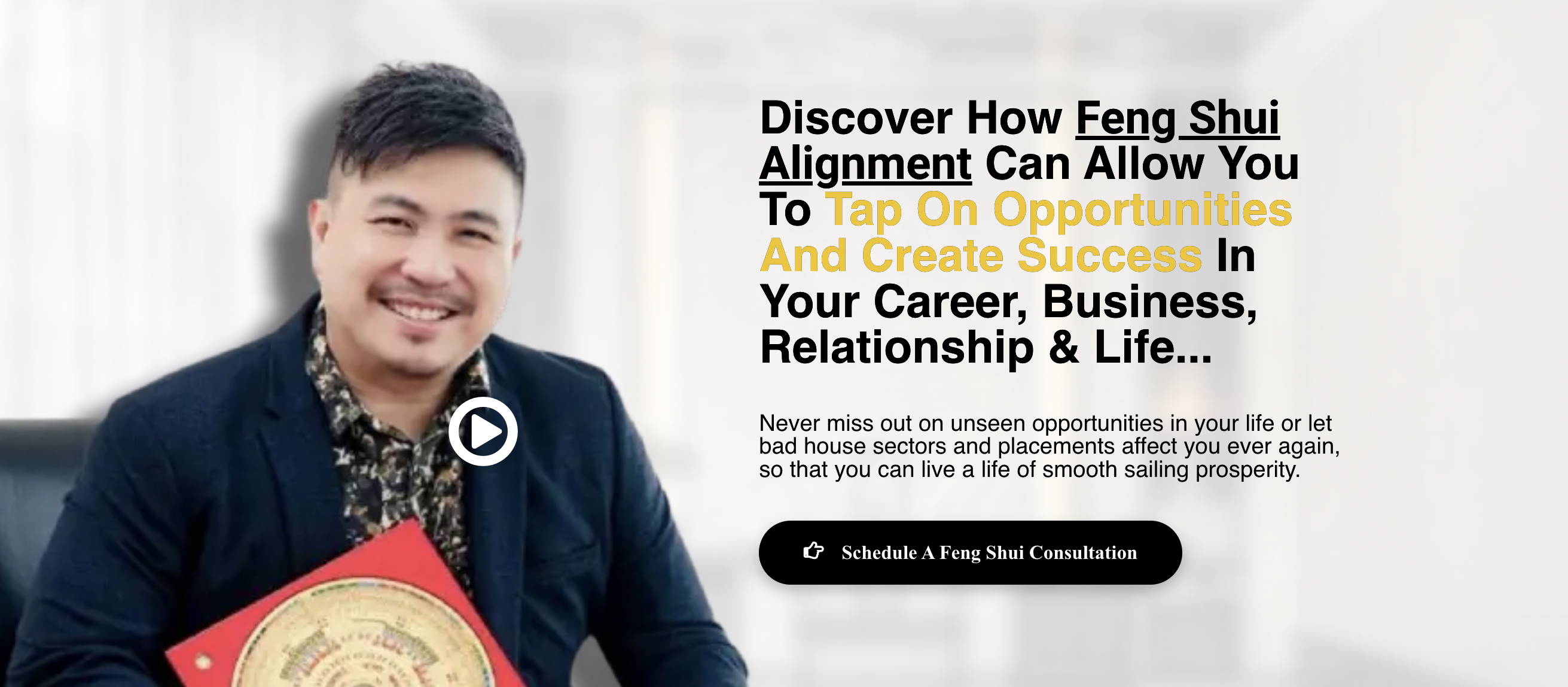 Master Alvin Sai - Feng Shui Alignment