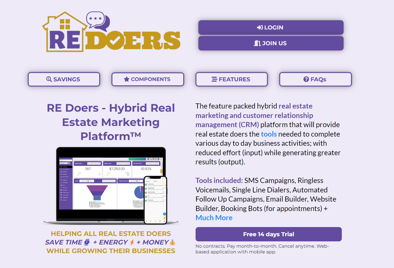 RE Doers - Hybrid Real Estate Marketing CRM