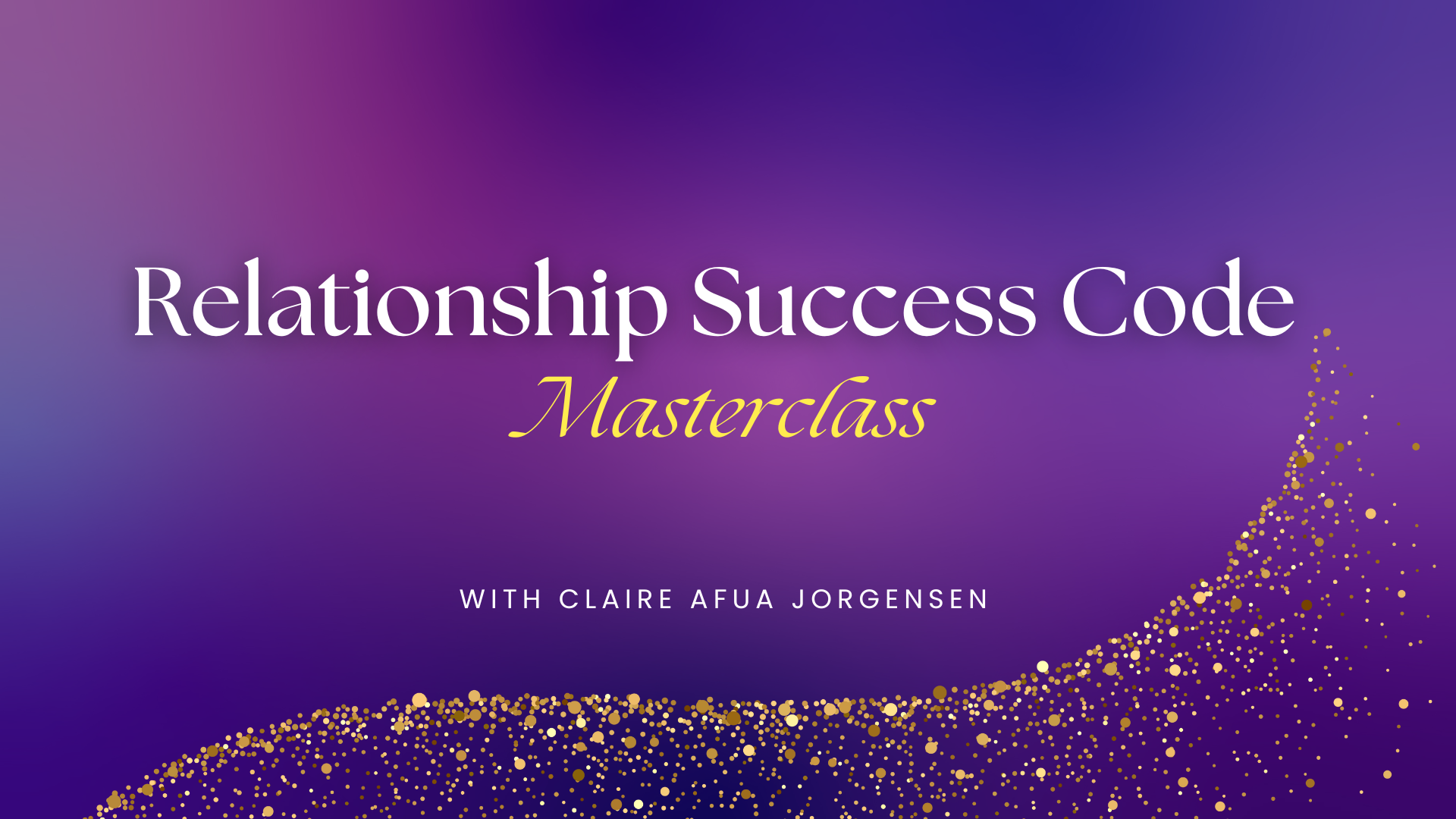 Relationship Success Code