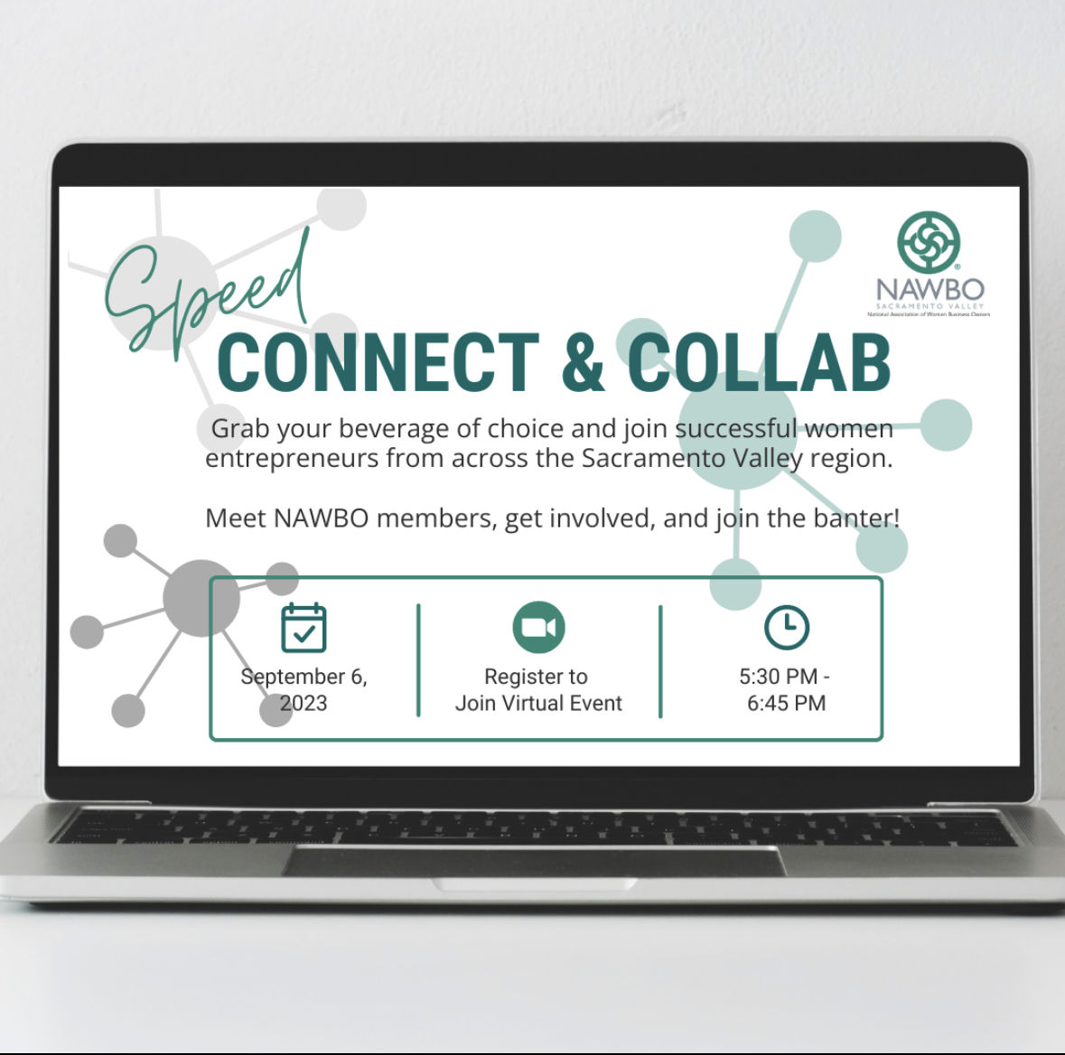 NAWBO SACRAMENTO CONNECT + COLLAB: VIRTUAL SPEED NETWORKING SPECTACULAR