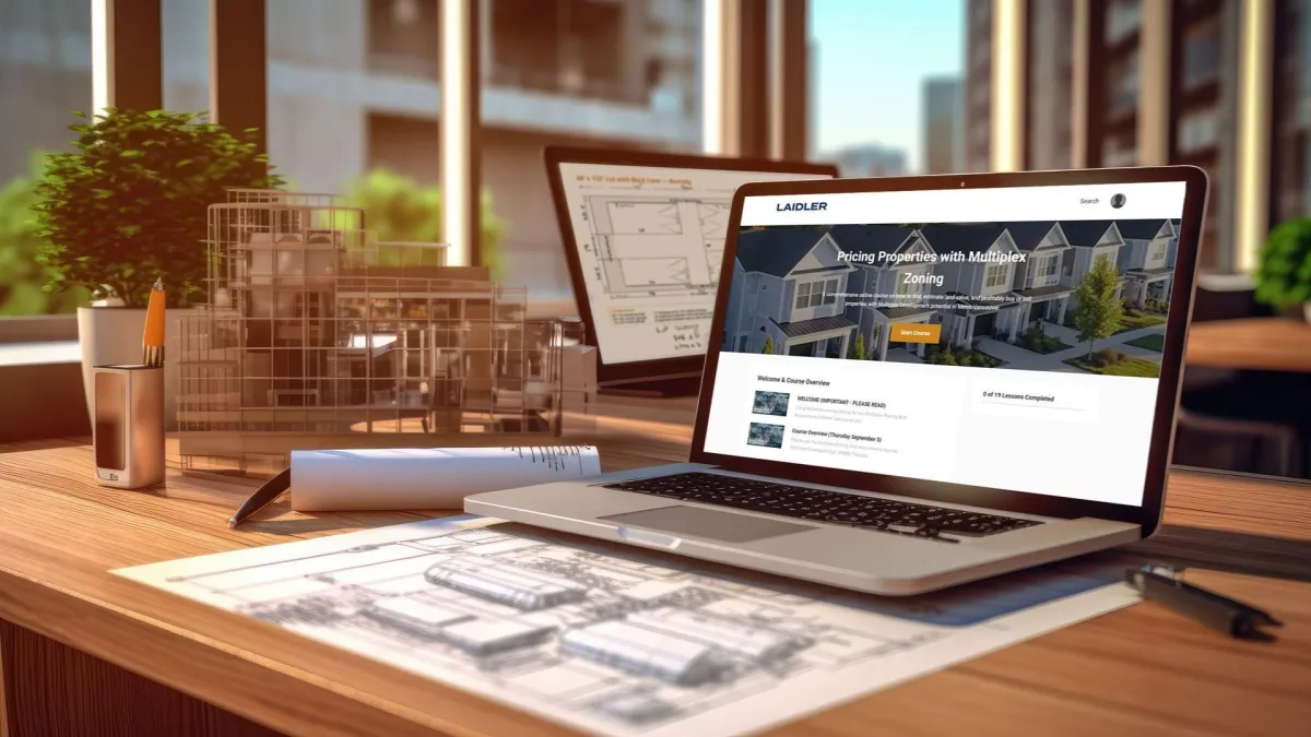 Pricing Properties with Multiplex Zoning | Online Course by Laidler Academy