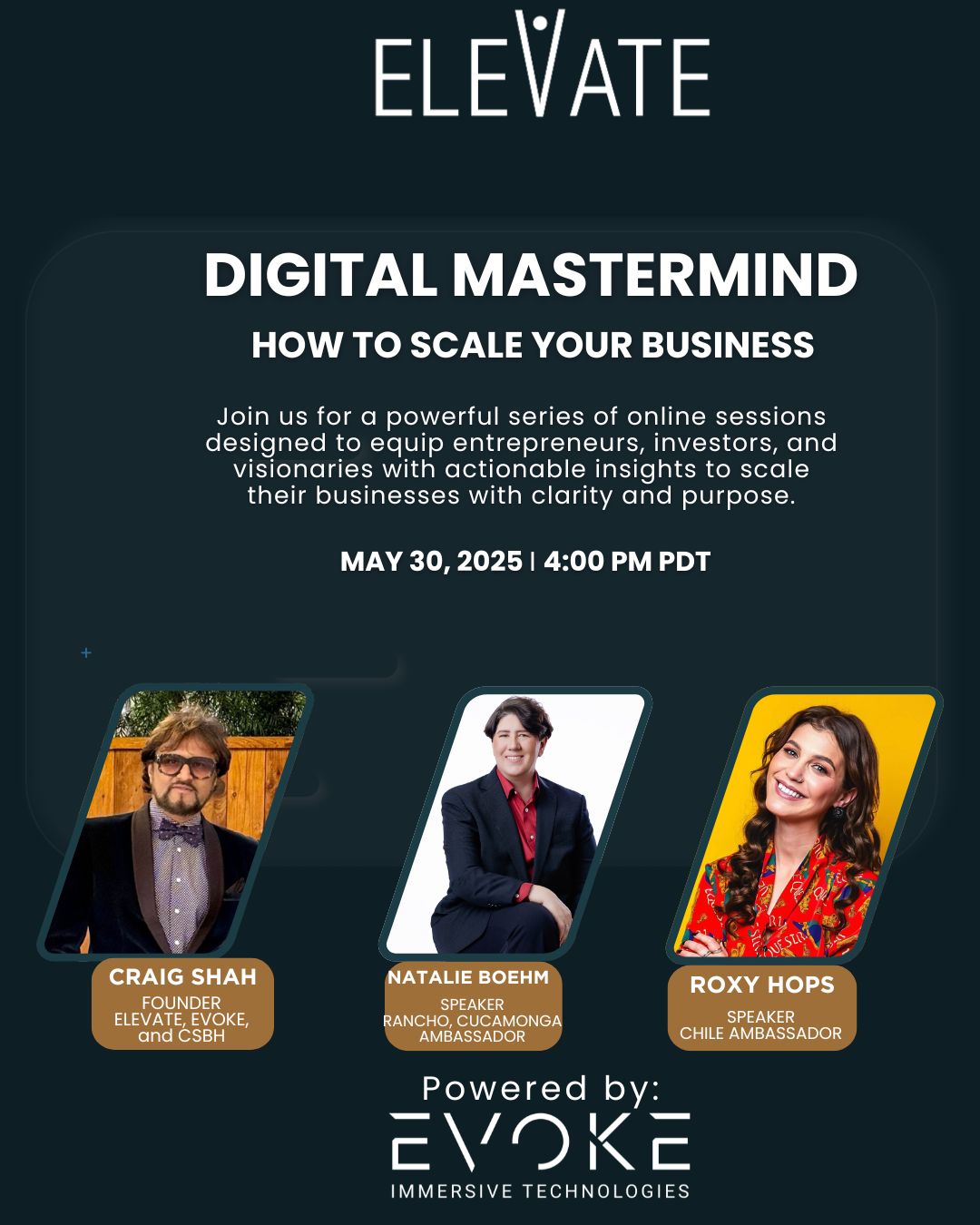 Register for ELEVATE: May 30 Digital Mastermind