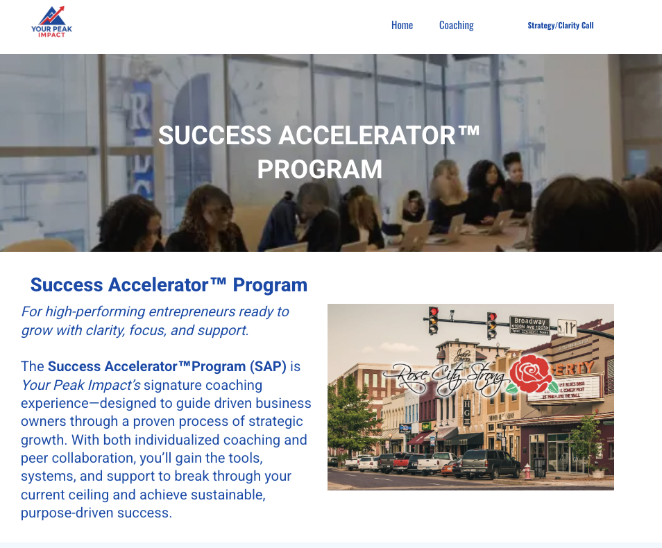 Success Accelerator™ | Executive Business Coaching