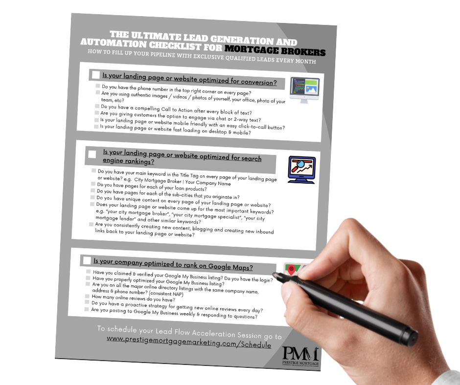 The Ultimate Mortgage Marketing Checklist