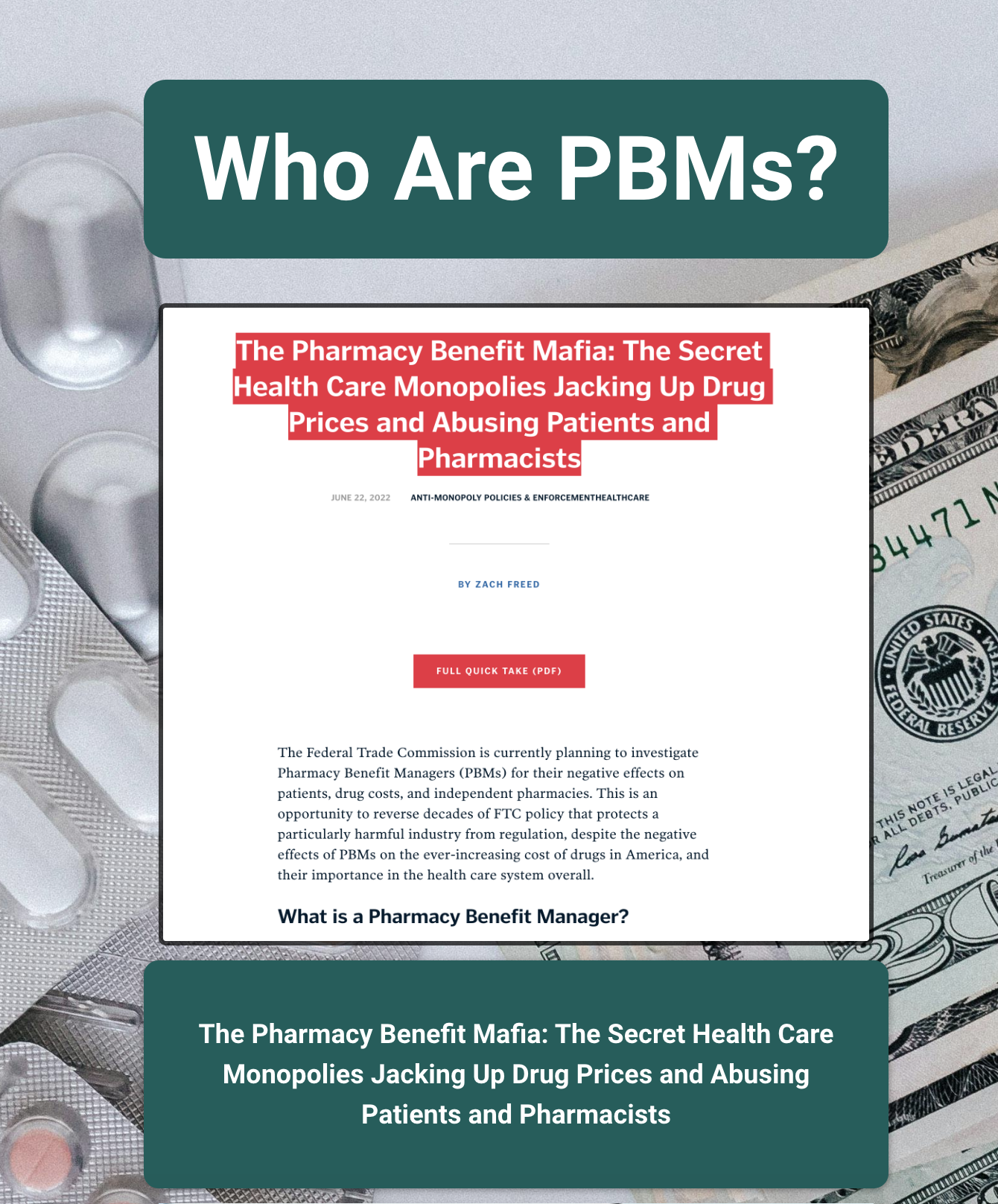 Who Are PBMs?