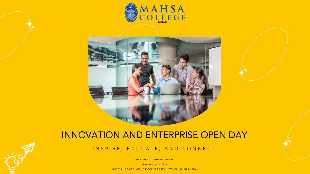 MAHSA College Sabah Innovation and Enterprise open day.
