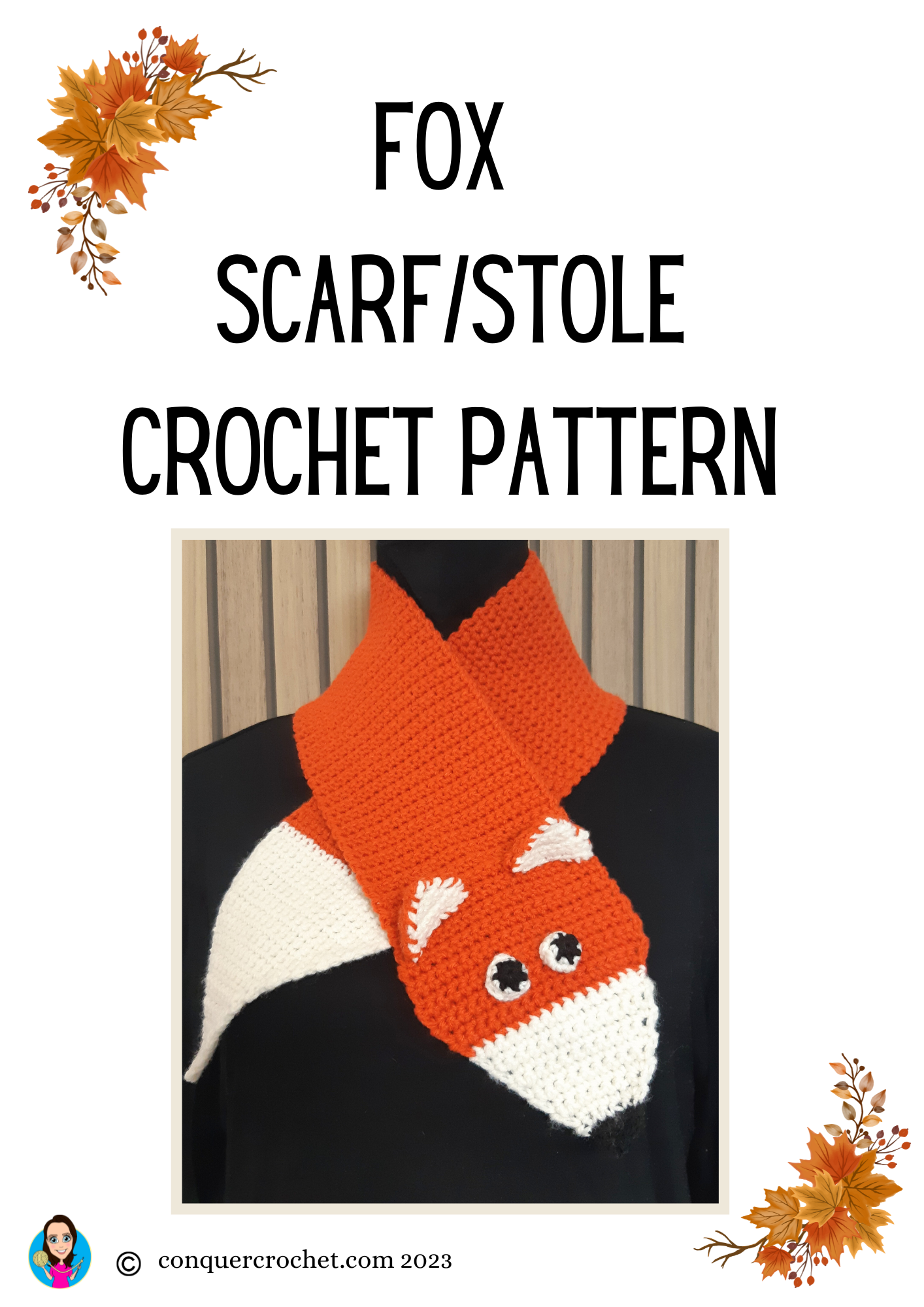 Fox Scarf Crochet Pattern