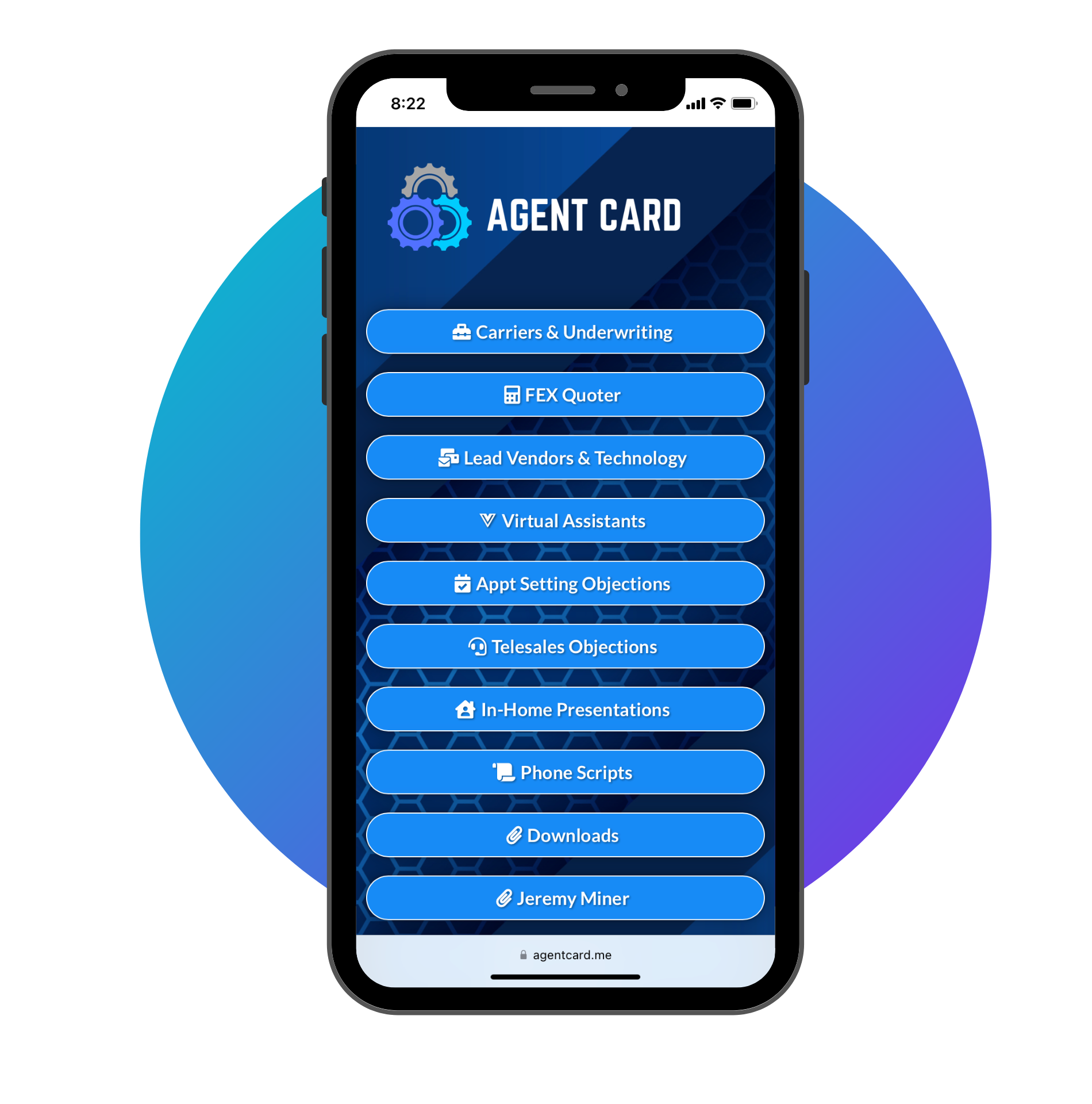 Agent Card - Underwriting, Scripts, Downloads, Training