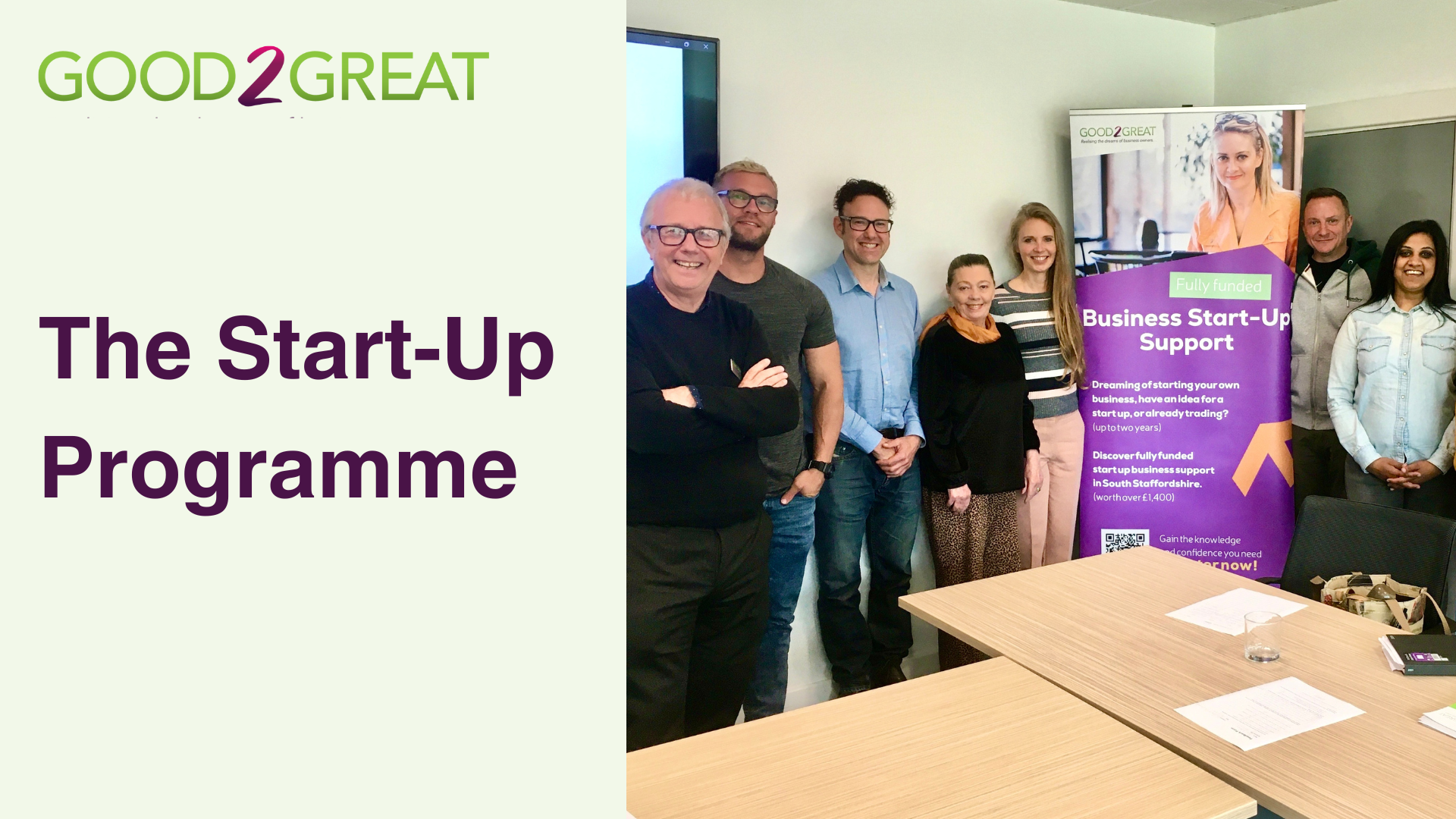 Good2Great | Start-Up Programme