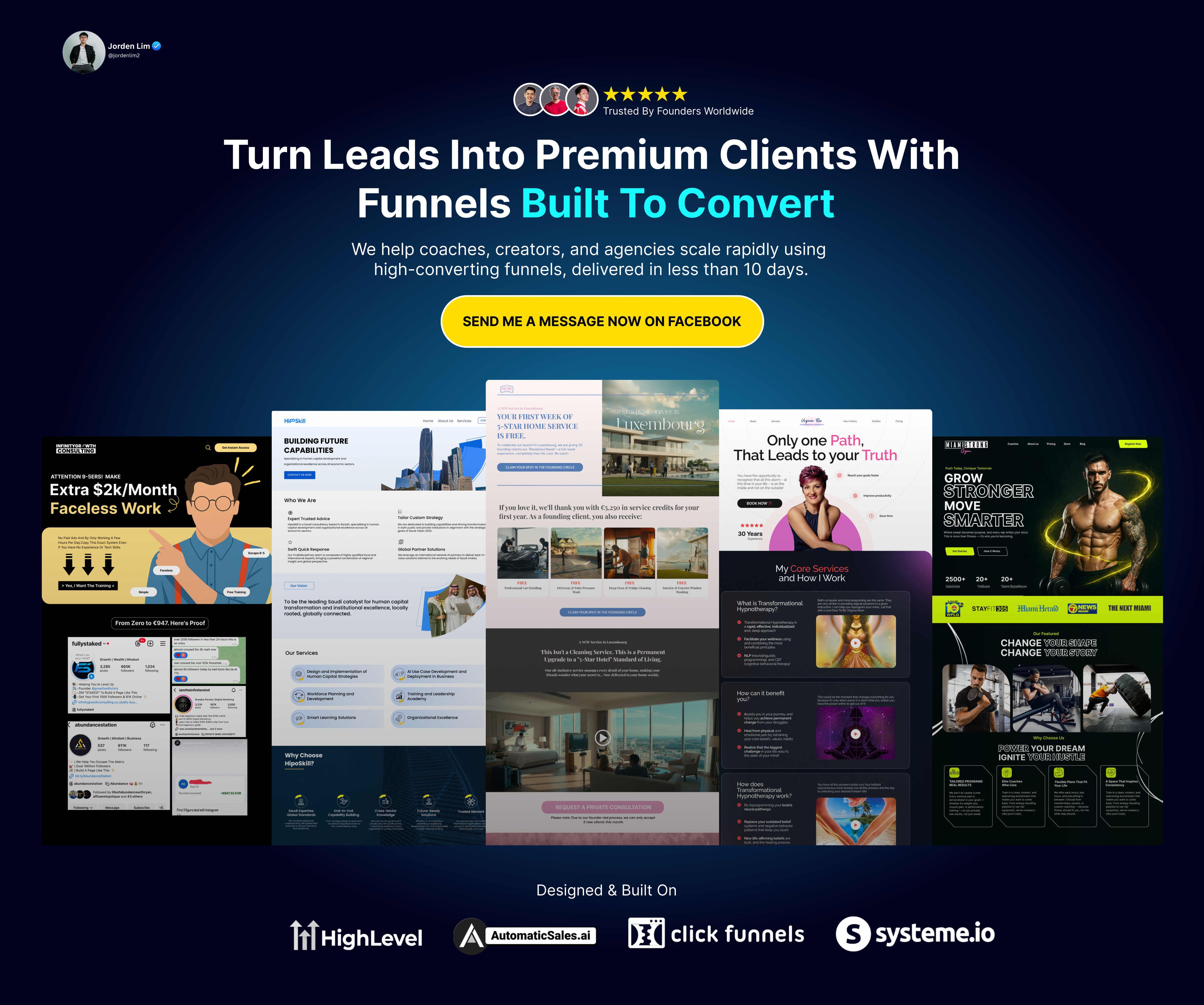 Turn Leads Into Premium Clients Fast | Funnels Built To Convert