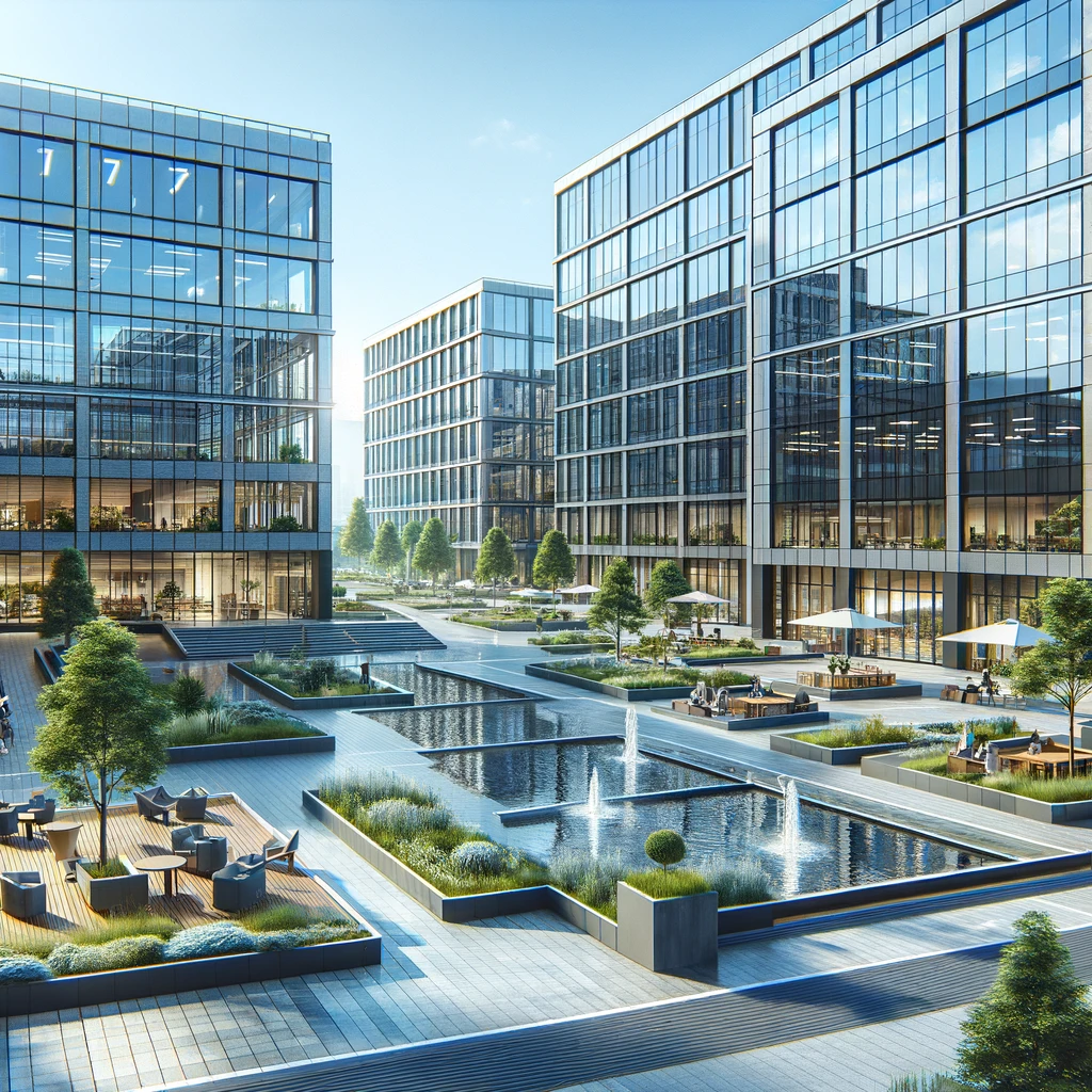 Professional Office Building Landscaping Services | GrowPro Utah ...