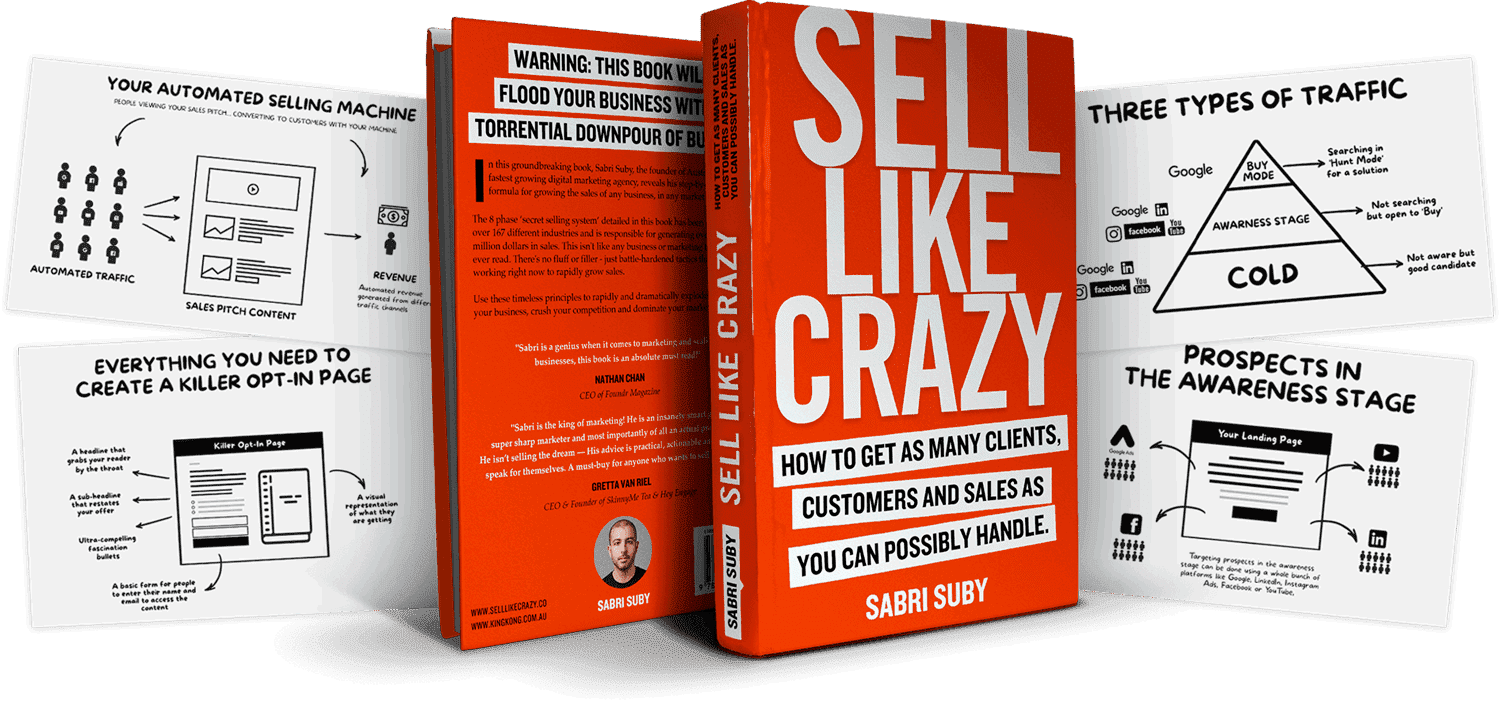 Sell Like Crazy Book | #1 Amazon Best Seller by Sabri Suby