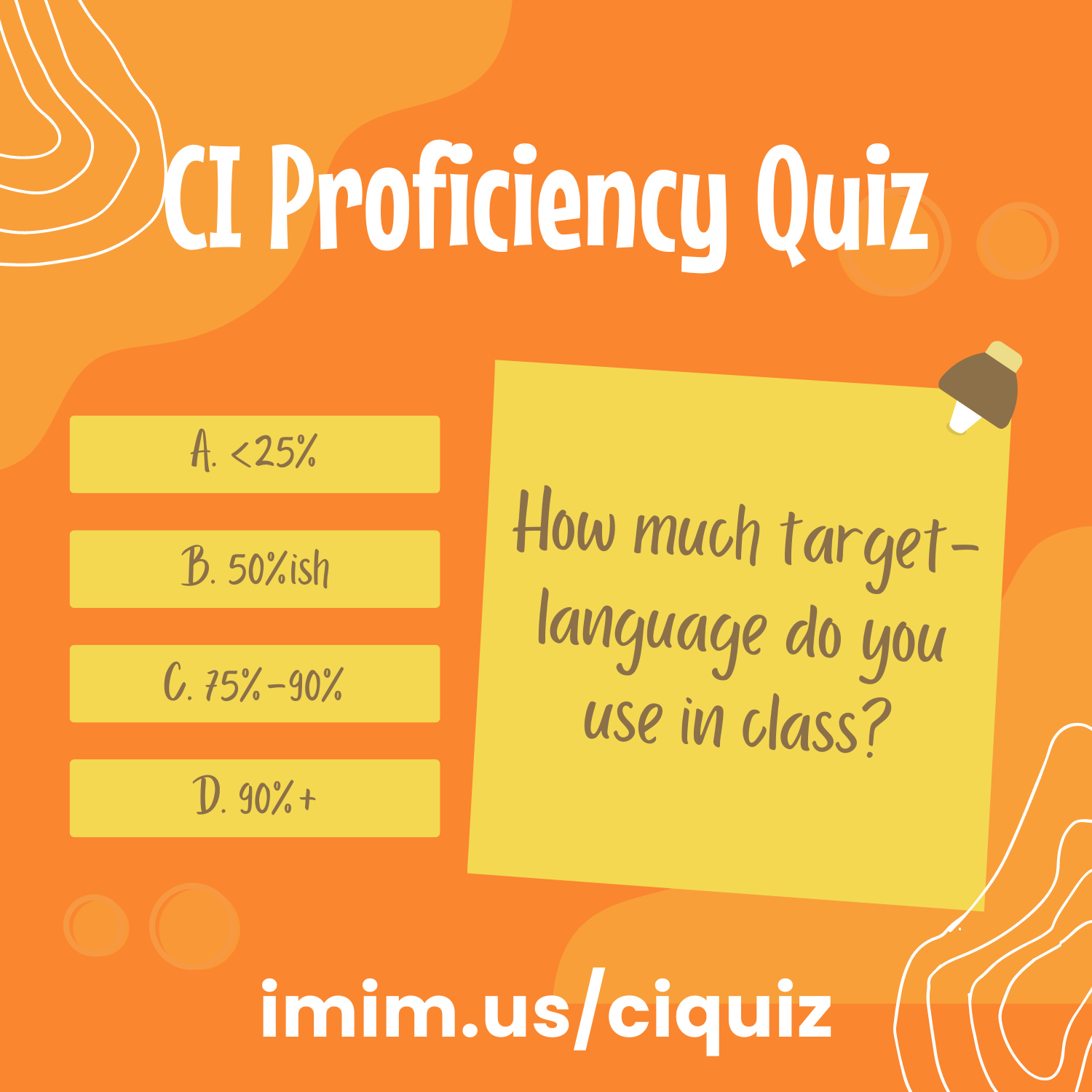 Comprehensible Input Proficiency Quiz - Find Your CI Teaching Level ...