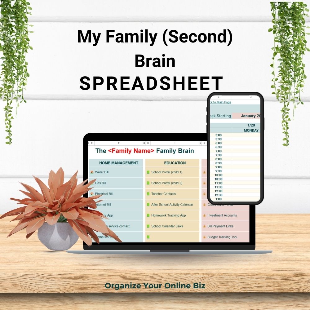 Google Sheets Pinterest Keyword & Content Calendar