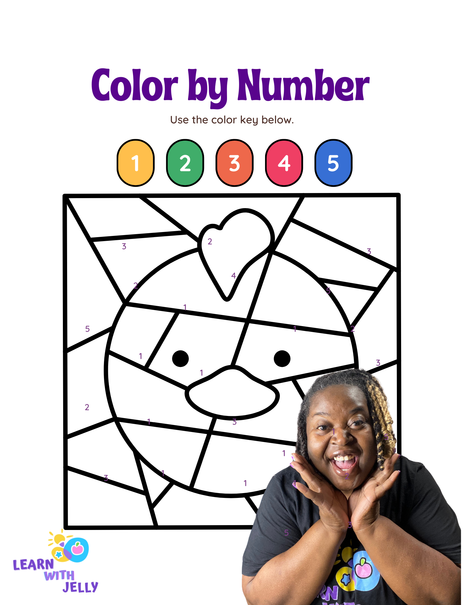 Color by Number Animals