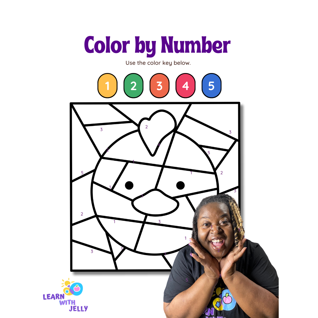 Color by Number Animals