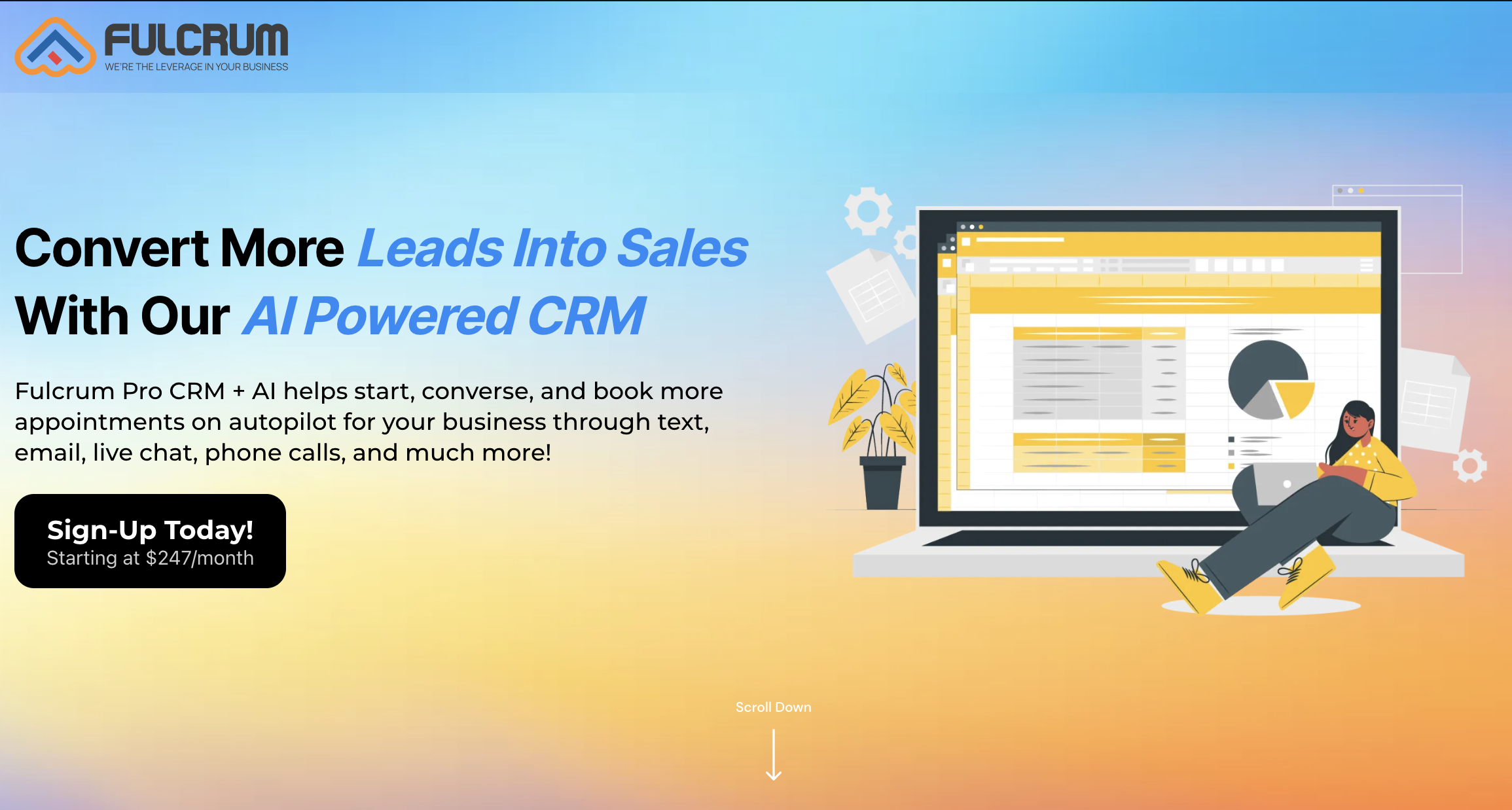 Fulcrum Pro CRM | #1 AI Driven CRM Platform For Business Owners