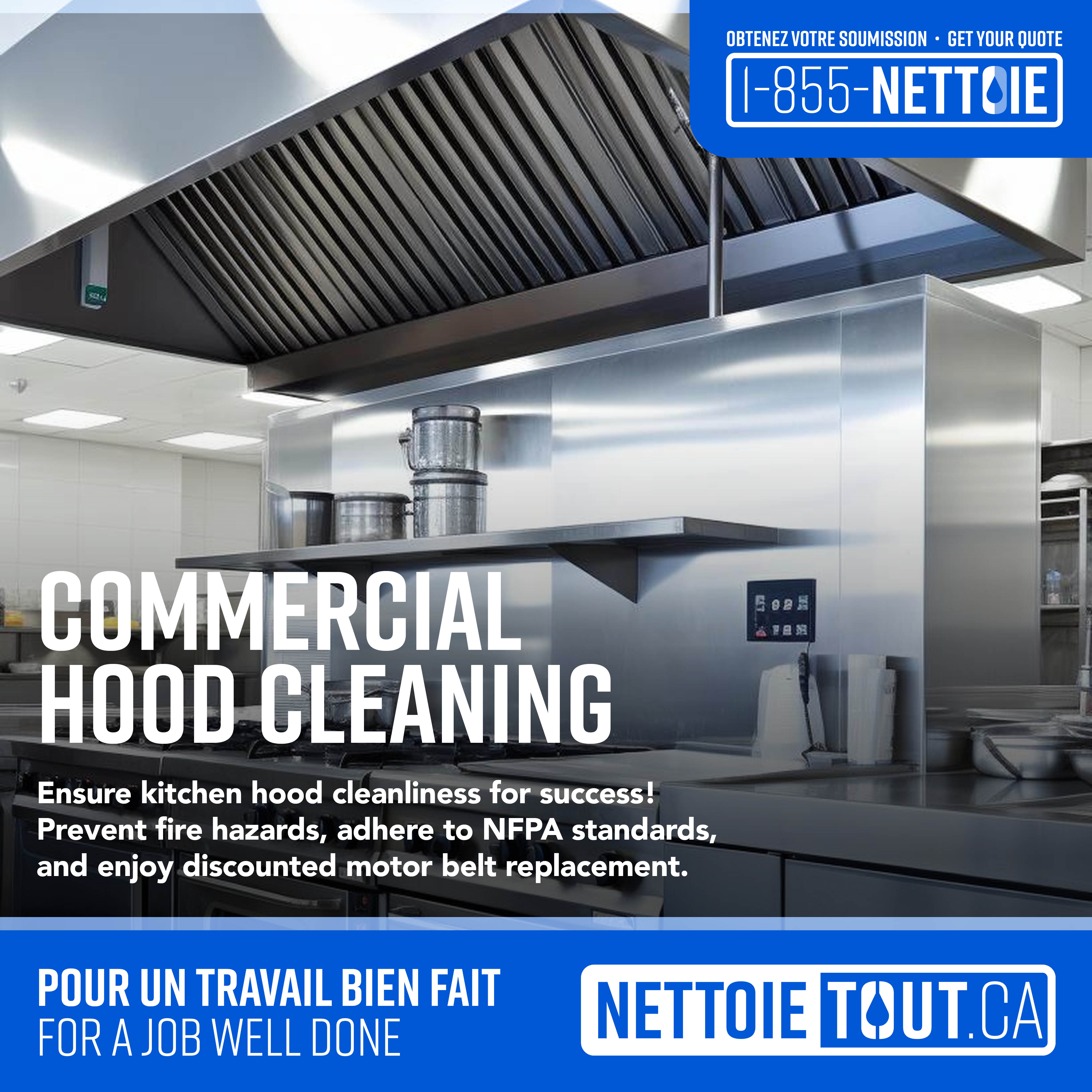 Restaurant Cleaning Services | Kitchen Hood Cleaning - NettoieTout.ca