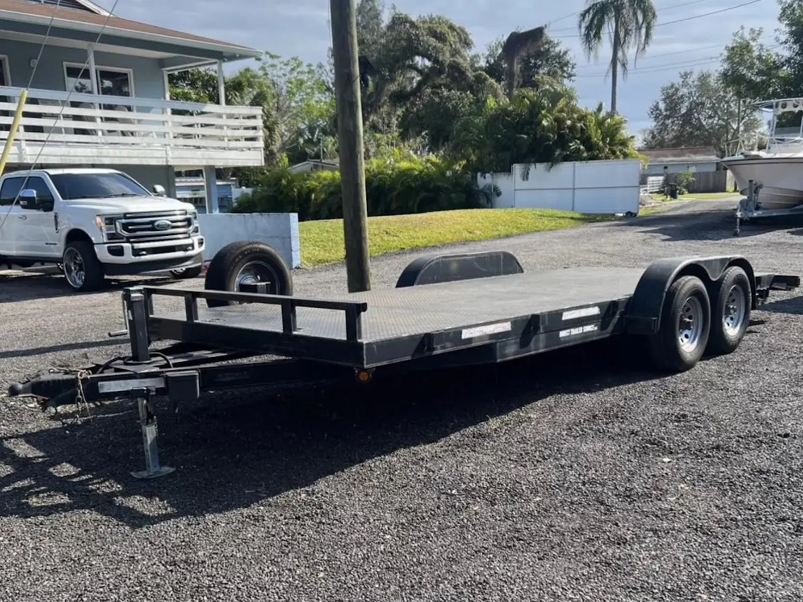 Car Trailer Rental Bradenton, FL - 20FT Full Deck Car Trailer