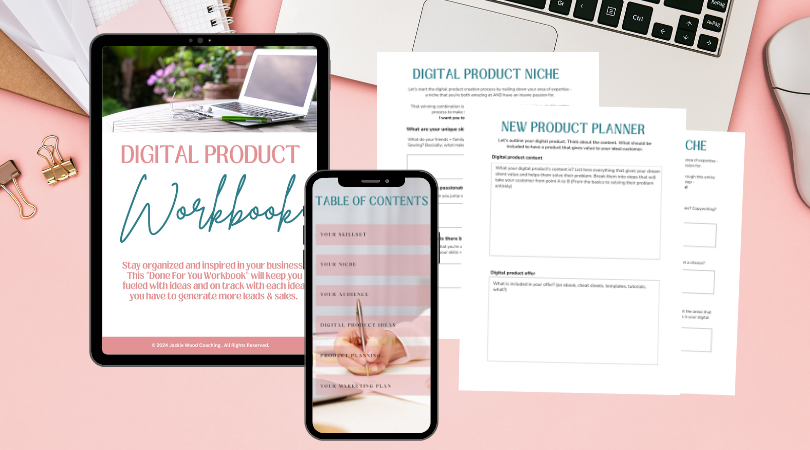 Done-For-You "Digital Product Workbook"
