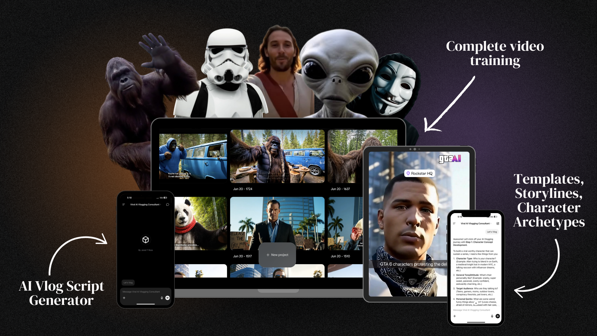 Create Viral Faceless AI Character Vlogs
