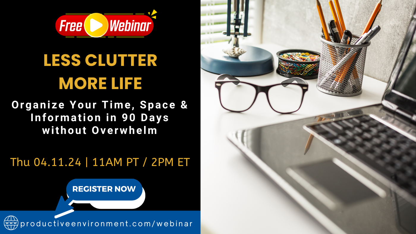 FREE Webinar: Less Clutter More Life