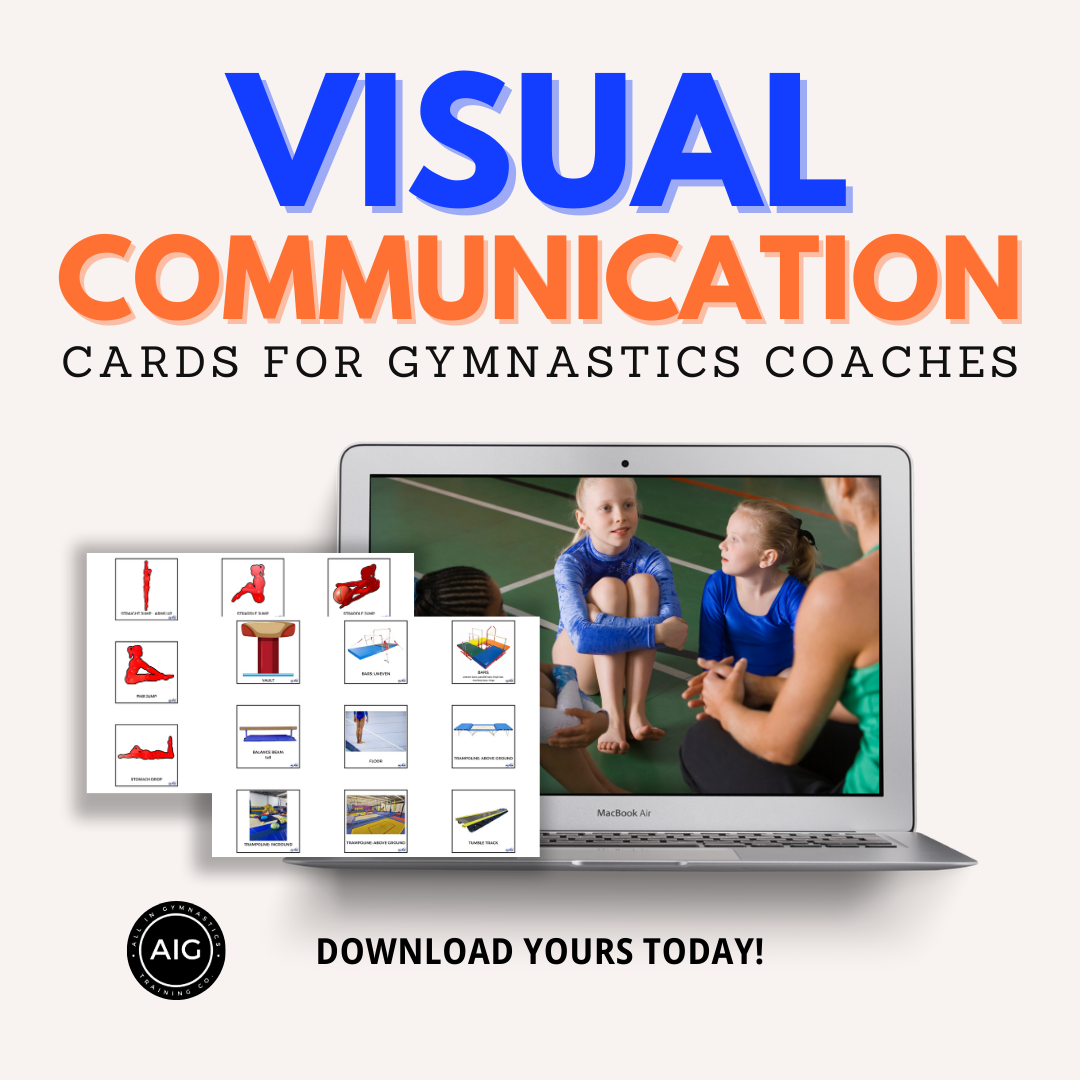 Gymnastics Visual Communication Cards