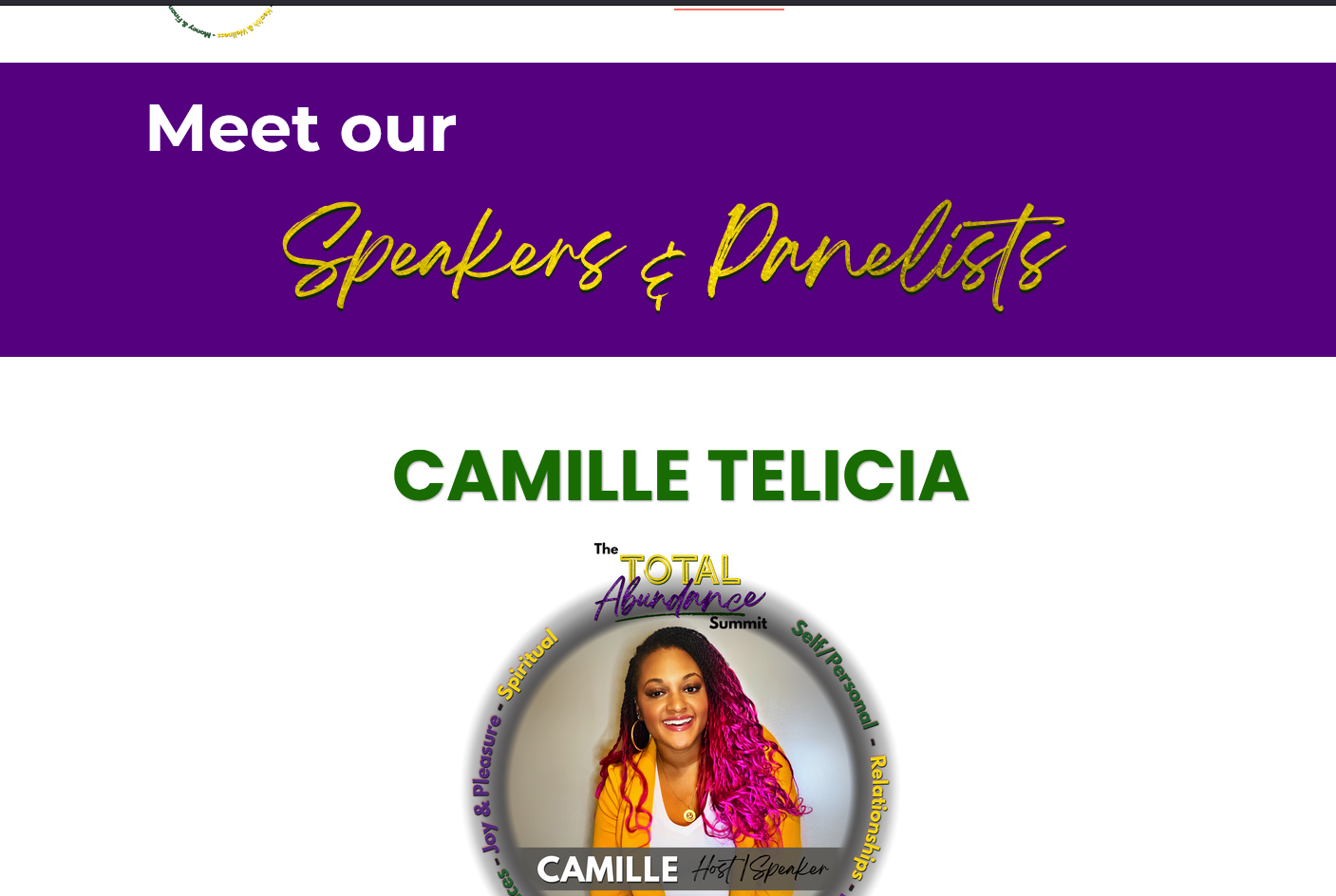 Total Abundance Summit Speaker - Vee Prince