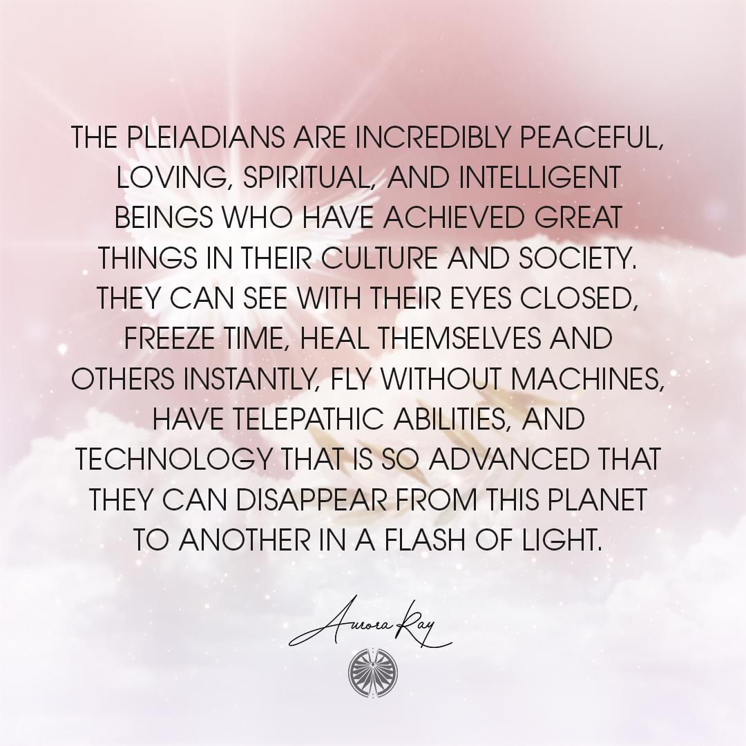 The Life of Pleiadians