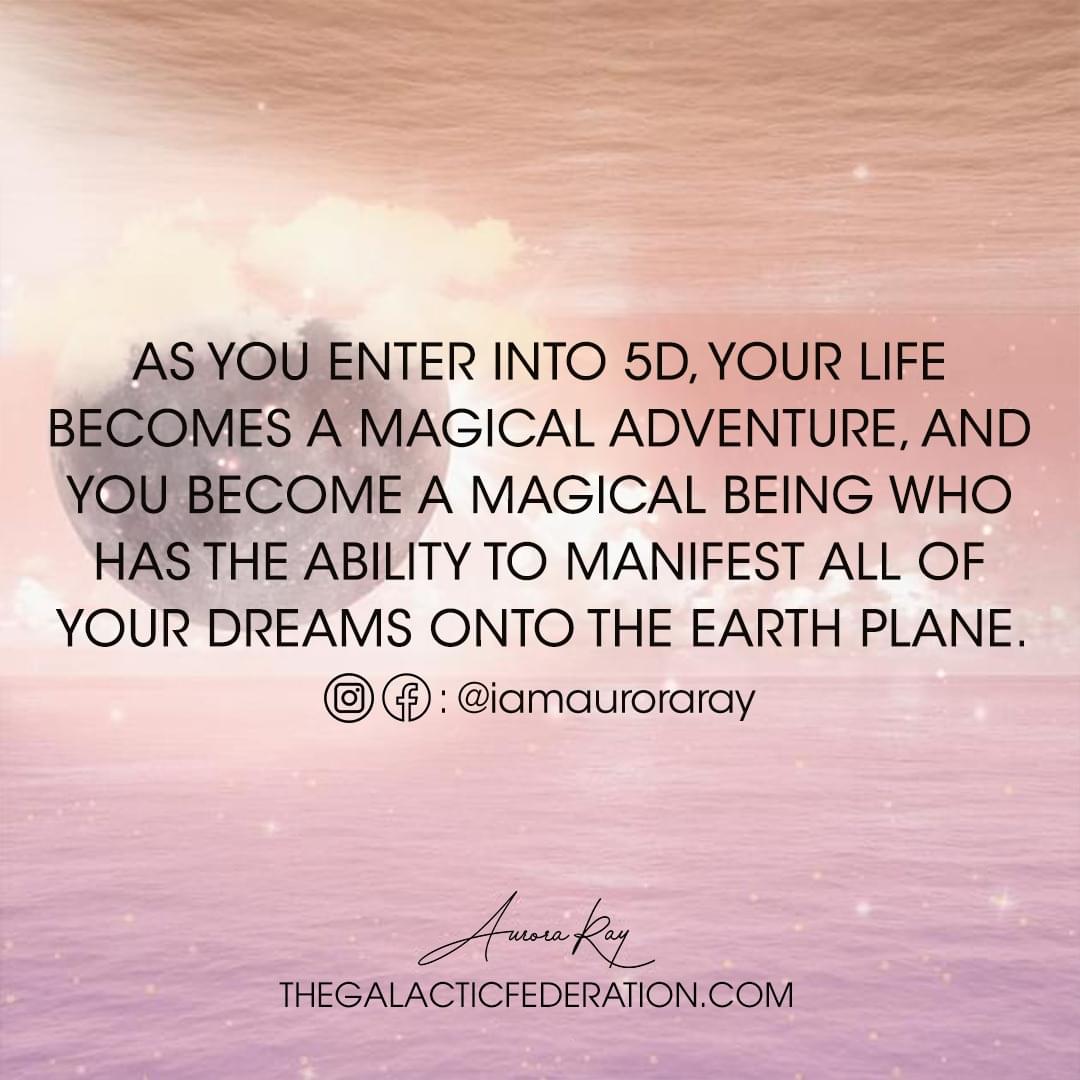 As You Enter Into 5D