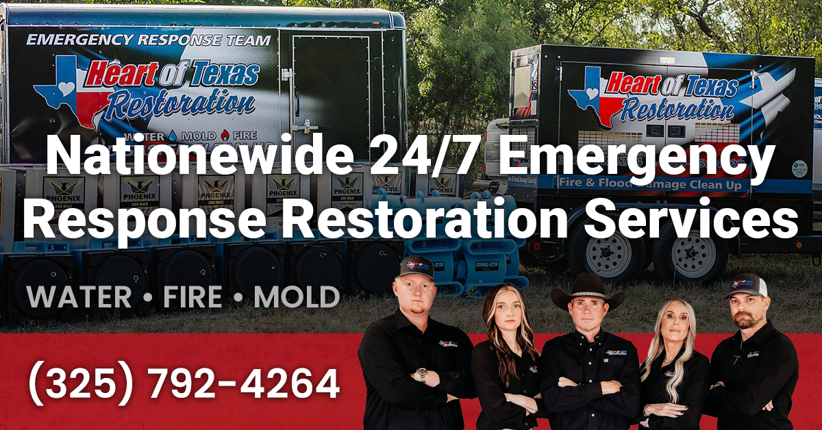 Heart of Texas Restoration 24-Hour Emergency Disaster Restoration