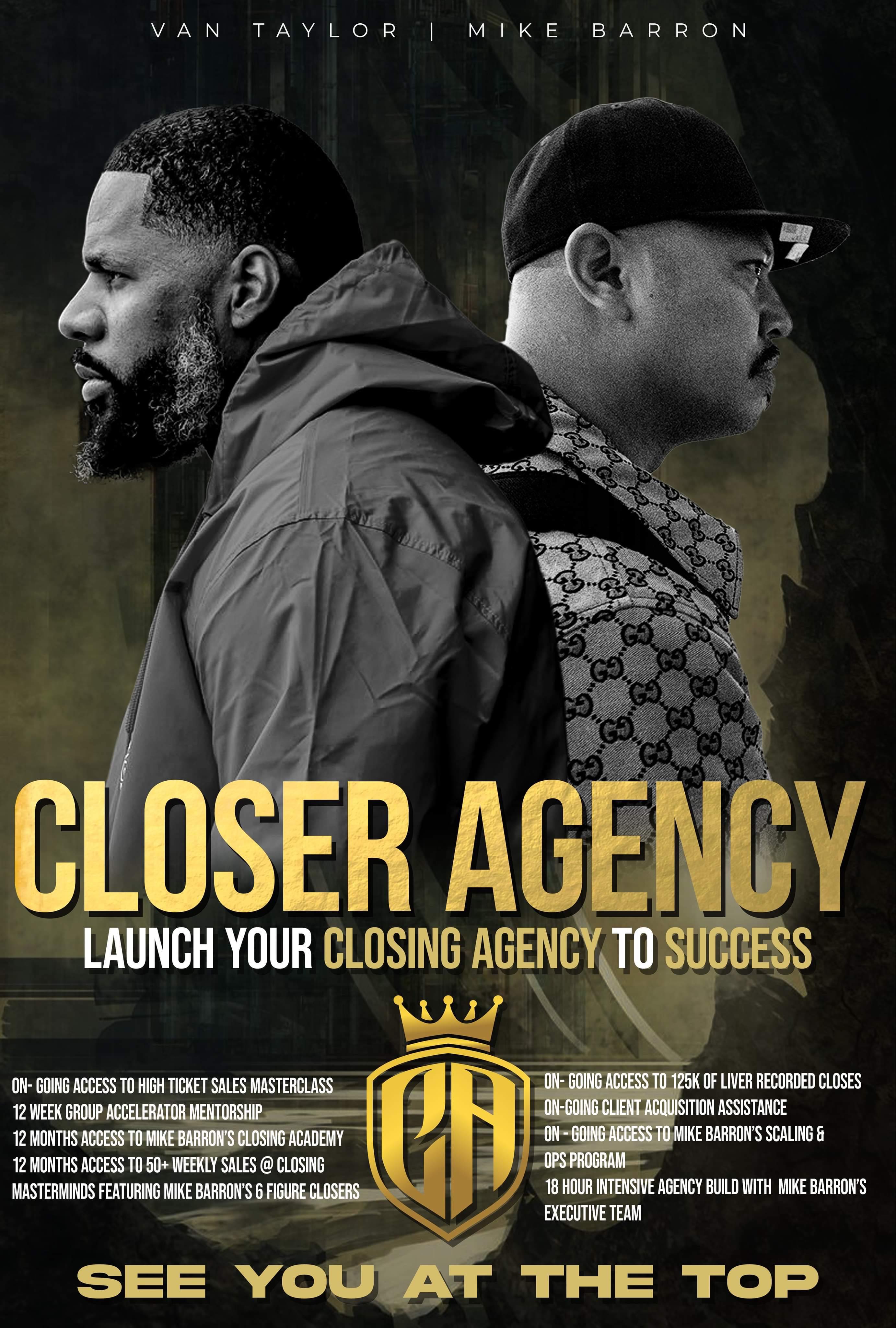 Closer Agency - Launch Your Closing Agency To Success