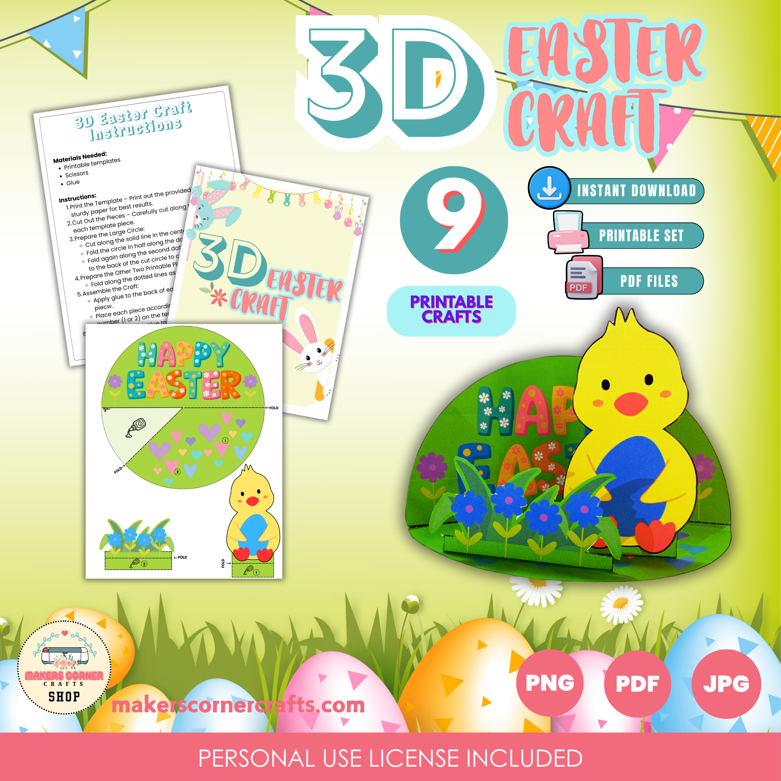 3D Easter Craft