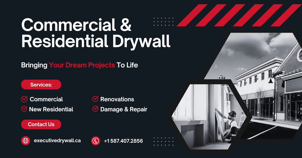 Expert Commercial & Home Drywall Services | Edmonton