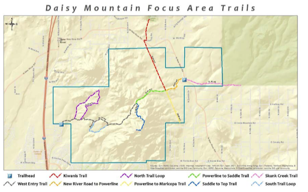 Daisy Mountain Trails