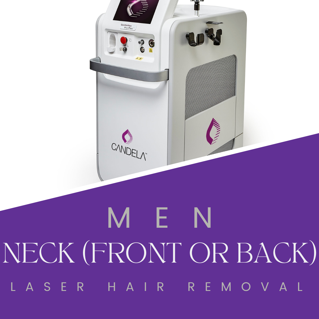 Neck (Front or Back) Men's Laser Hair Removal | GentleMax Pro PLUS