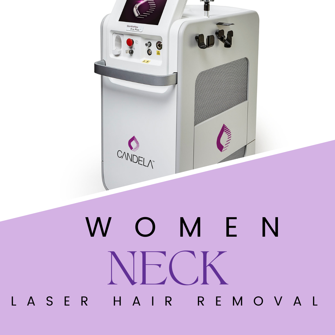 Neck Laser Hair Removal for Women | GentleMax Pro PLUS | LMC Clinic
