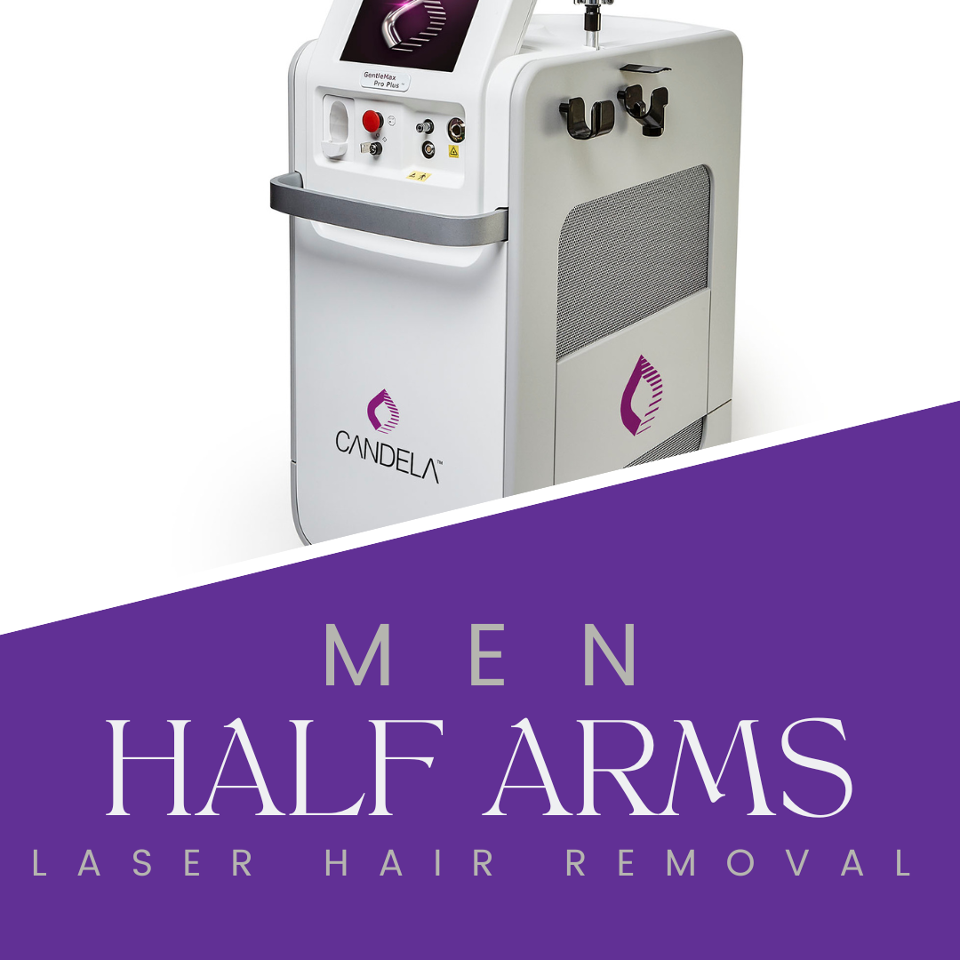 Half Arms Men's Laser Hair Removal | GentleMax Pro PLUS - LMC