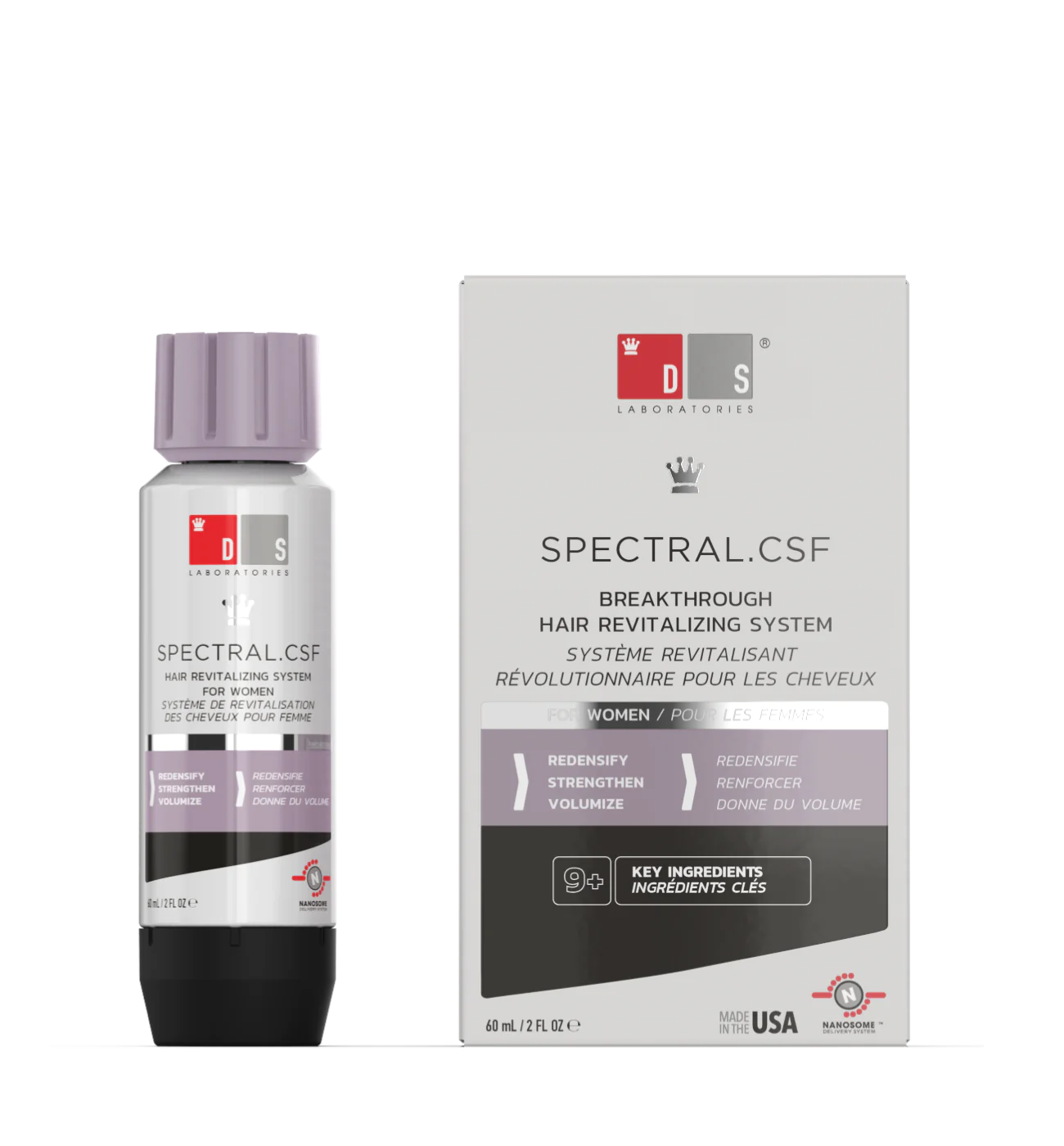 Top-Rated Hair Serum for Women: 5% Nanoxidil Spectral-CSF by DS Labs