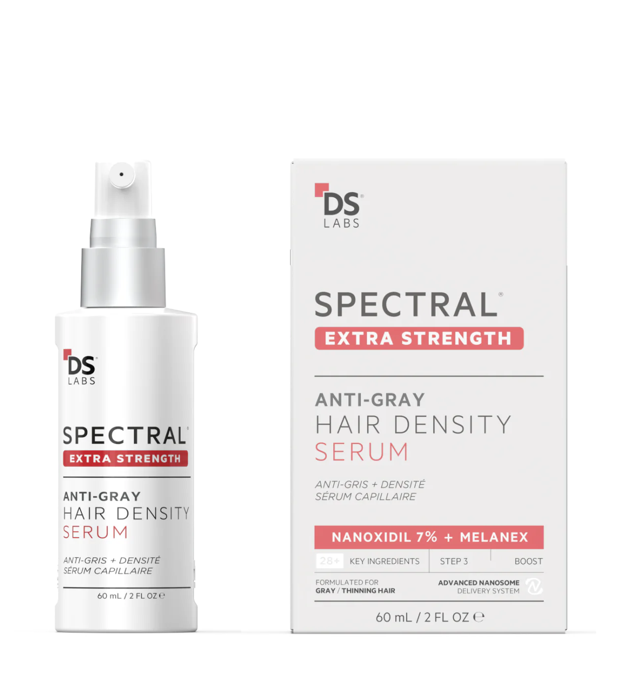 DS LABS SPECTRAL EXTRA STRENGTH® 7% Nanoxidil + 3 DHT Inhibitors Serum
